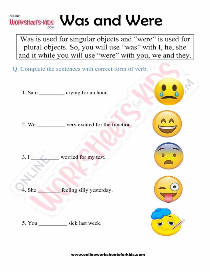 Am Is Are Was Were Interactive Worksheet
