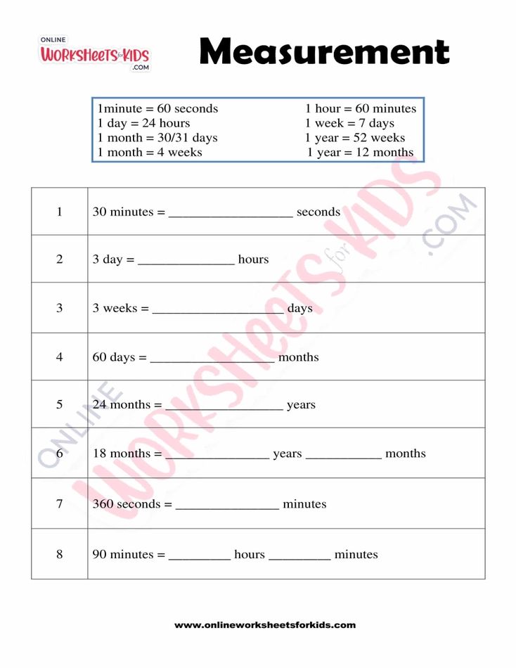 1st Grade Measurement Worksheets Free Math Worksheets For Kindergarten
