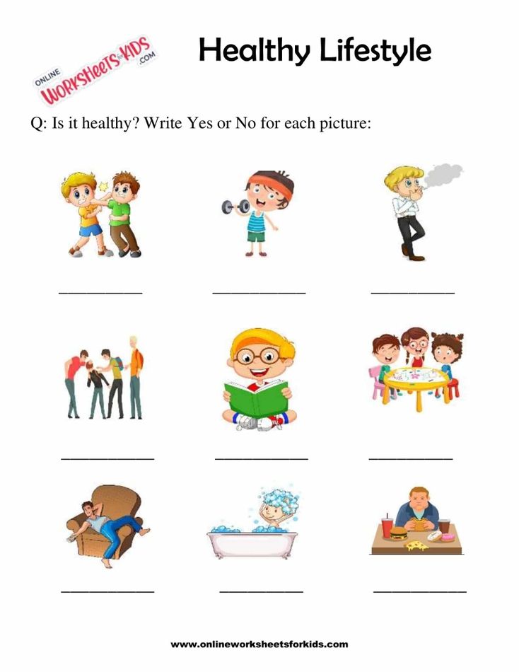 Grade 1 Health Worksheets Physical Health Worksheets | All Kids