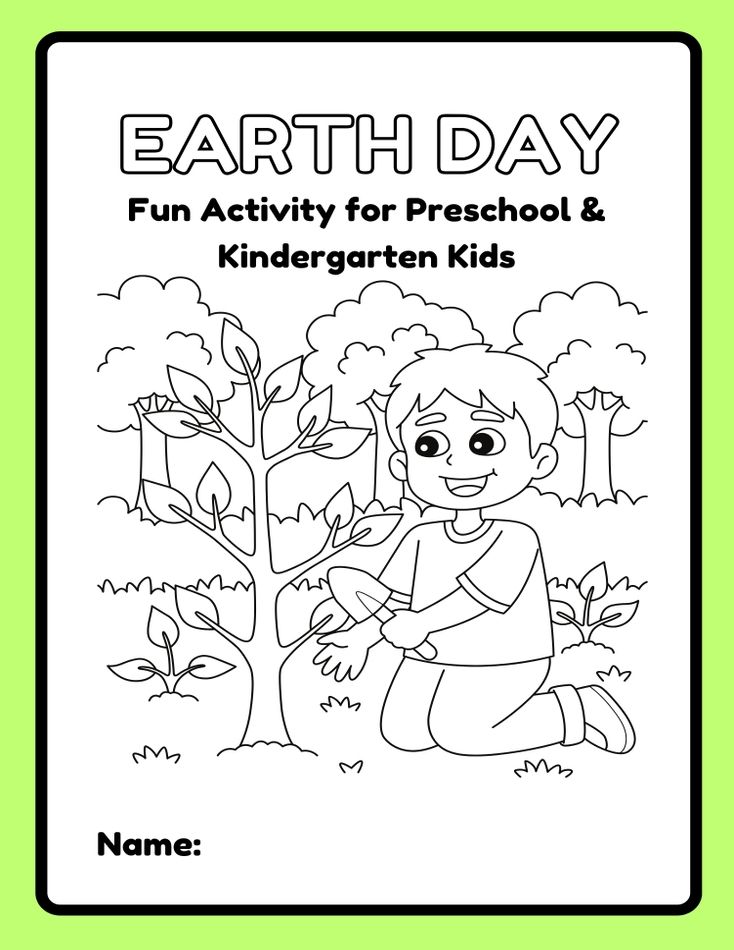 Earth Day Fun Activities for Preschool and Kindergarten Kids