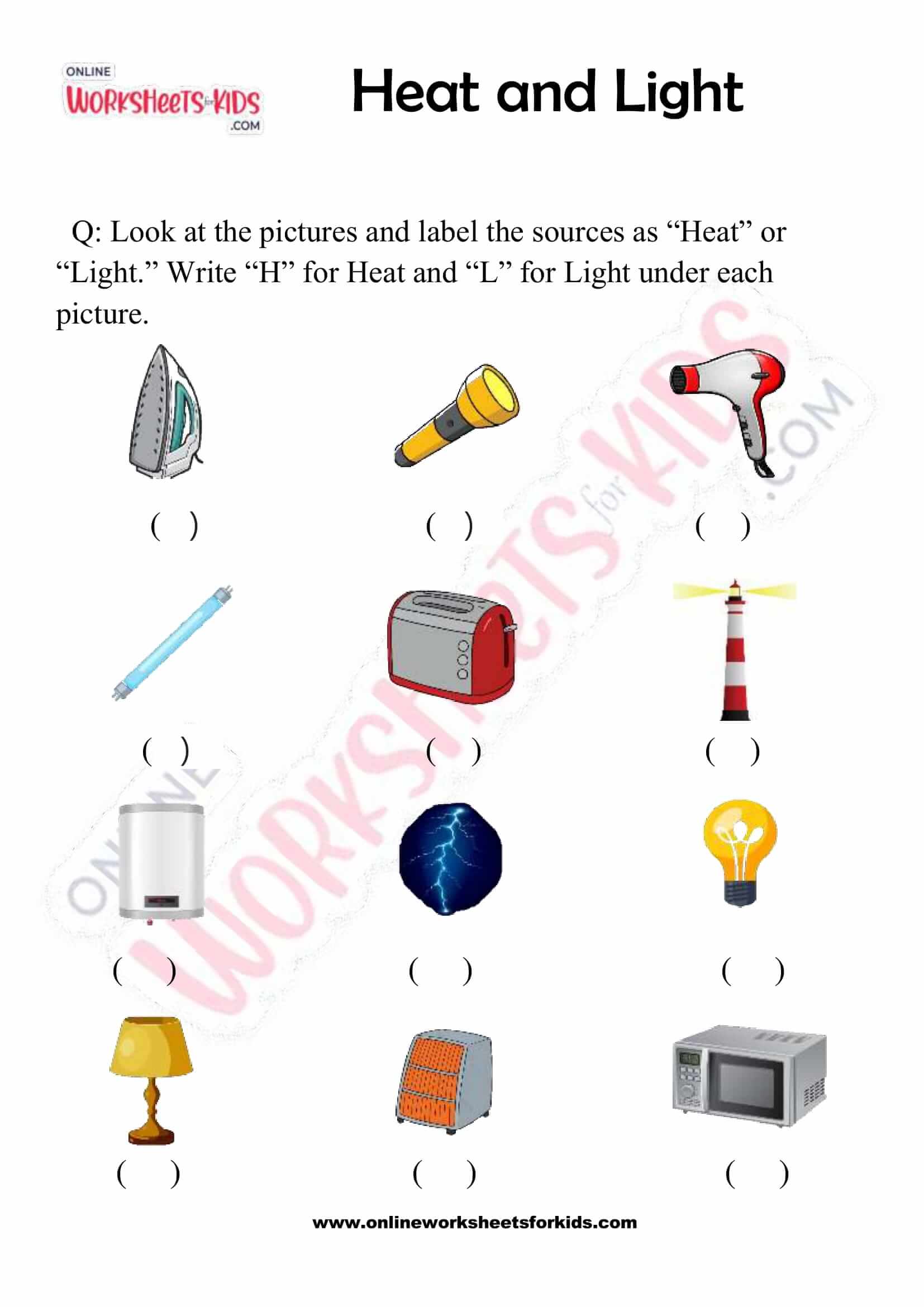 Sources Of Heat For Kids