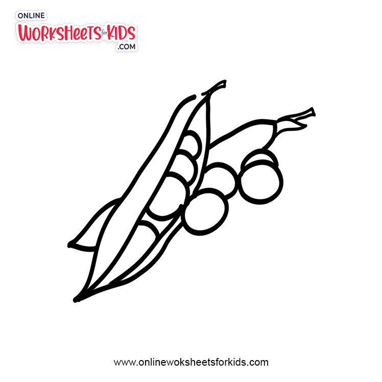 Green Beans Coloring Pages