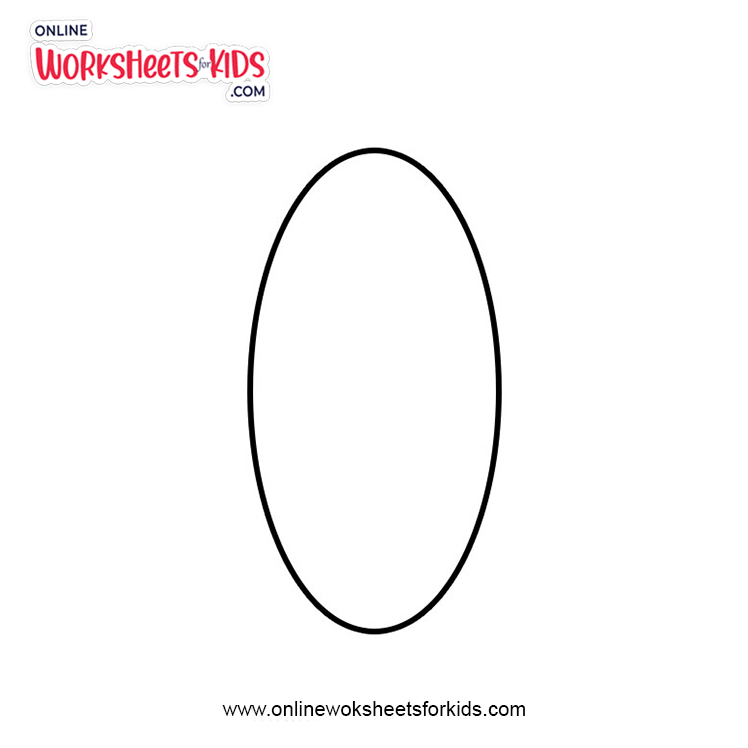 Oval Coloring Pages