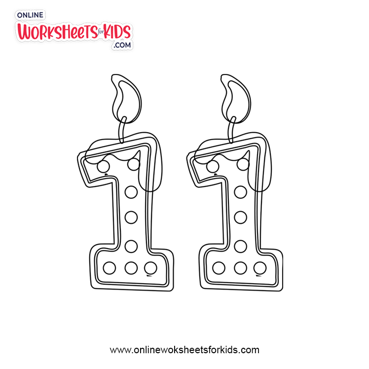 Number Eleven Coloring Pages